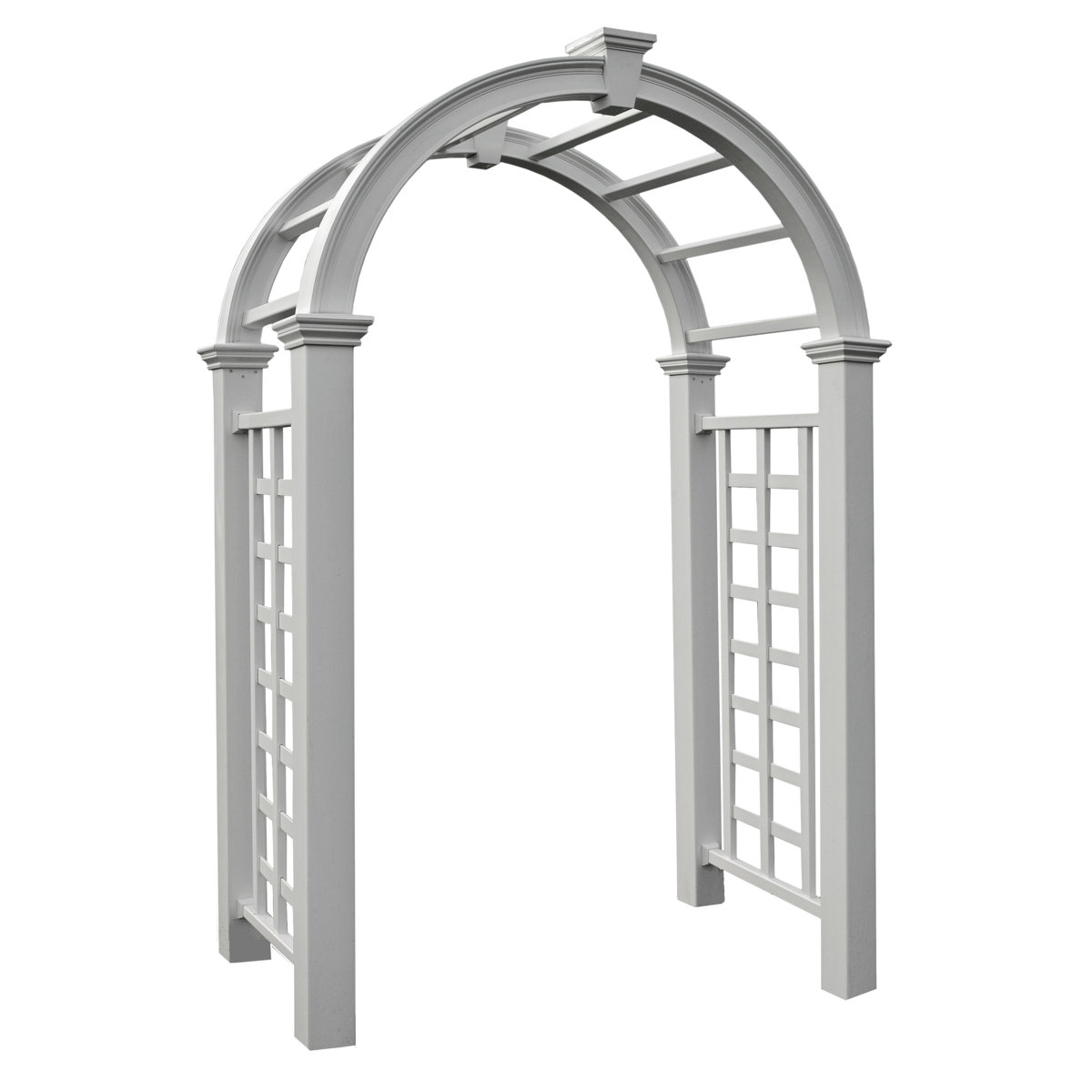 Vita Classic Nantucket Deluxe Arbor with Gate & Reviews | Wayfair